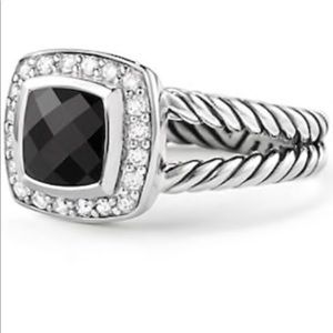 David Yurman | Jewelry | David Yurman Ring Black Onyx Pave Diamonds ...